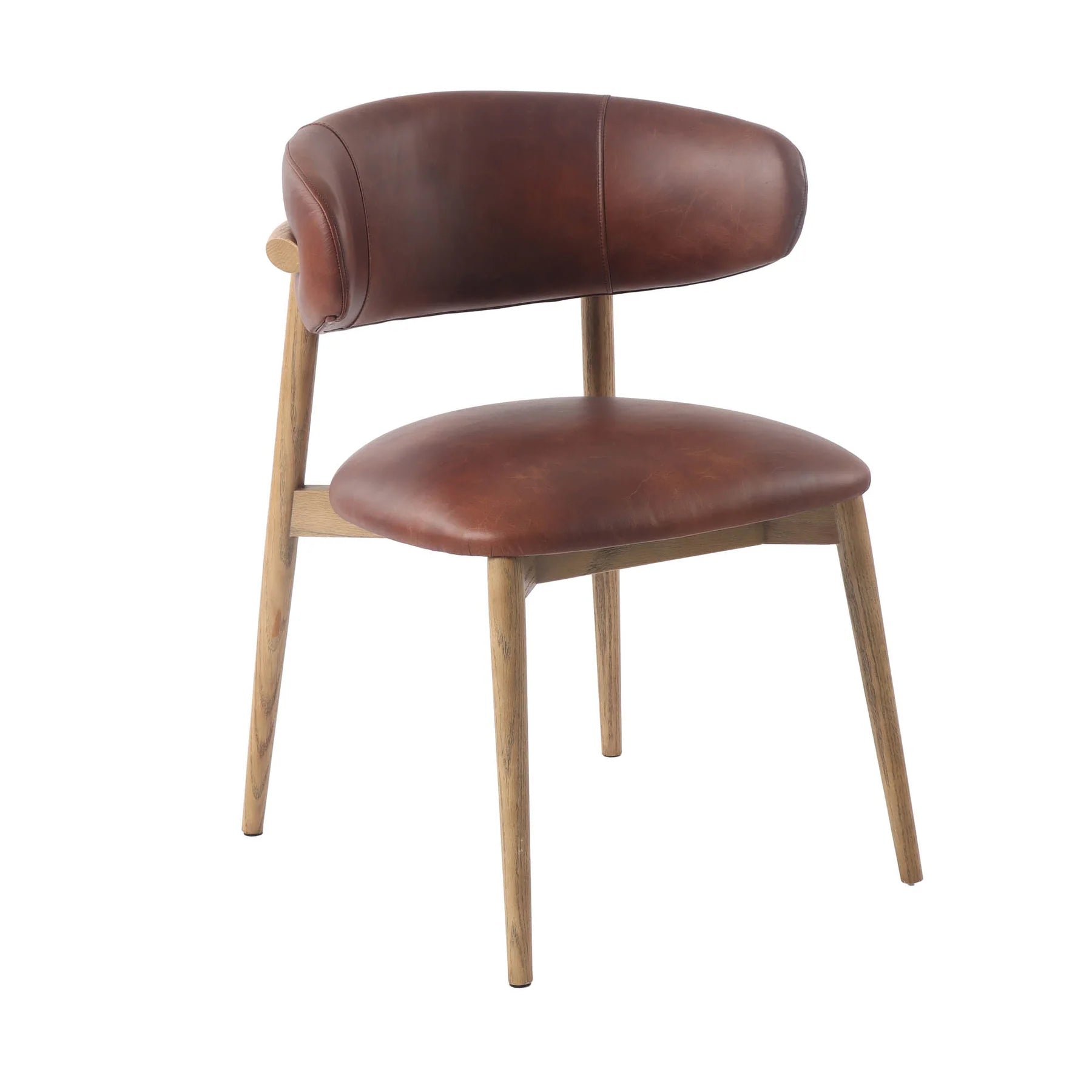 Milo Dining Chair - Tobacco Leather – Decoronto